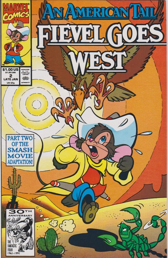 American Tail Fievel Goes West #2 - www.Comicbooksetsforsale.com