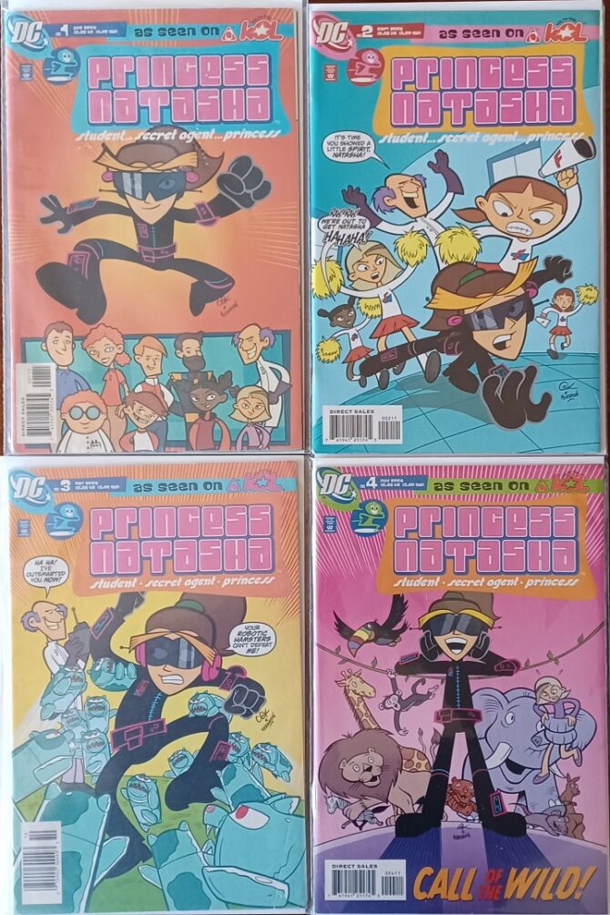 Princess Natasha 1-4 set - www.Comicbooksetsforsale.com