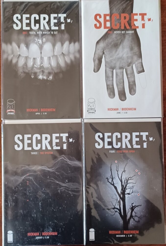 Secret 1-7 Set - www.Comicbooksetsforsale.com